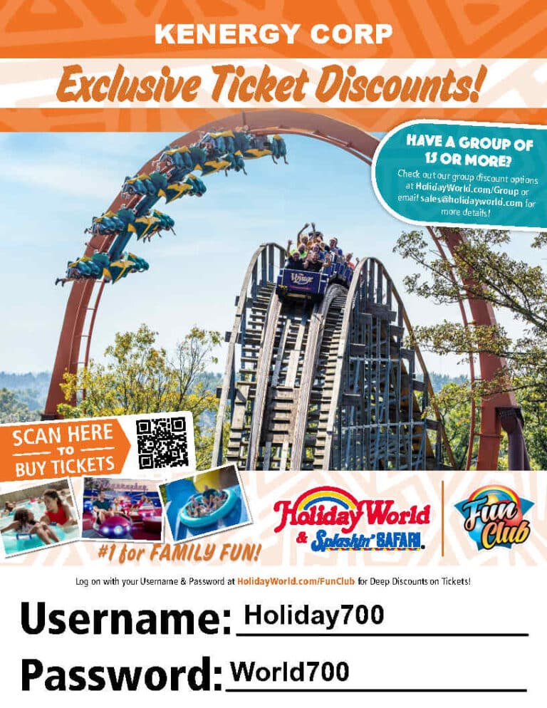 Theme Park Discount – Kenergy Corp